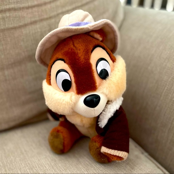 Disney | Toys | Vintage Disney Chip Stuffed Animal | Poshmark